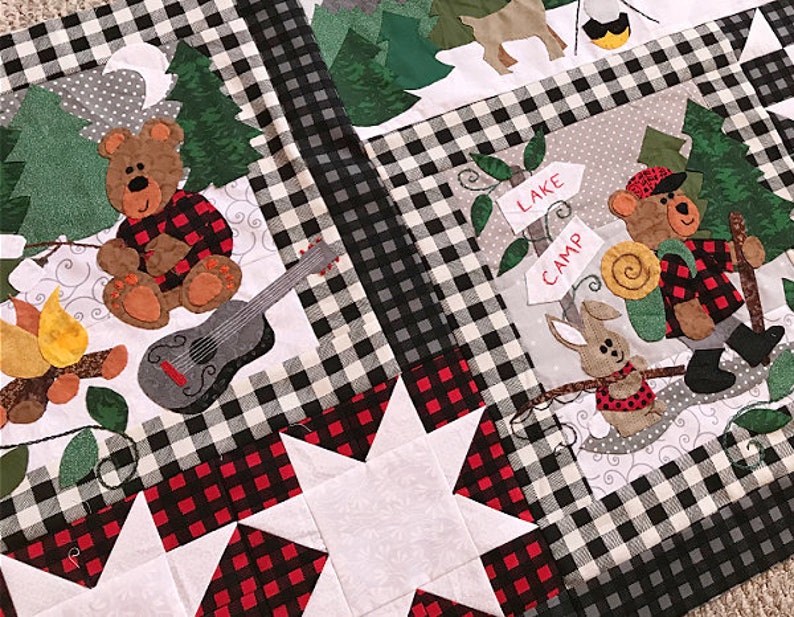 Bear Bearadise Quilt Pattern Quilt Block Pattern Paper - Etsy