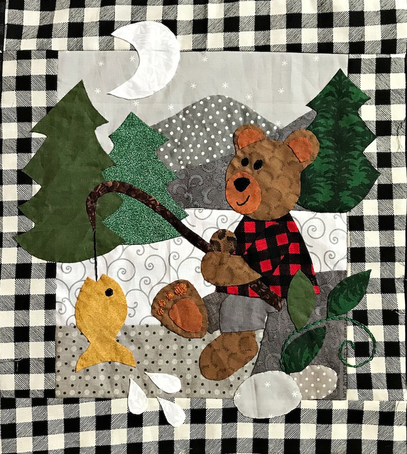 Bear Bearadise Quilt Pattern Quilt Block Pattern Paper - Etsy