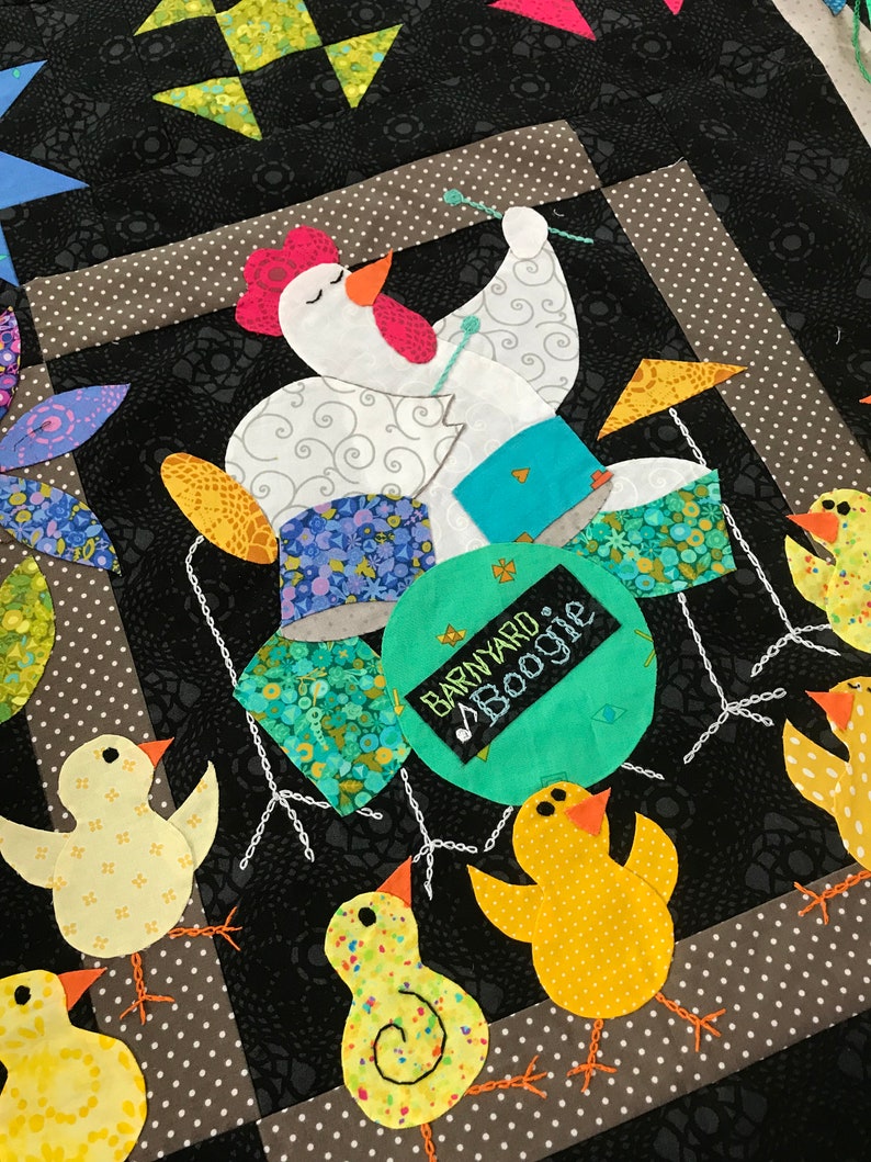Barnyard Boogie Pattern Quilt Block Pattern PDF Pattern - Etsy