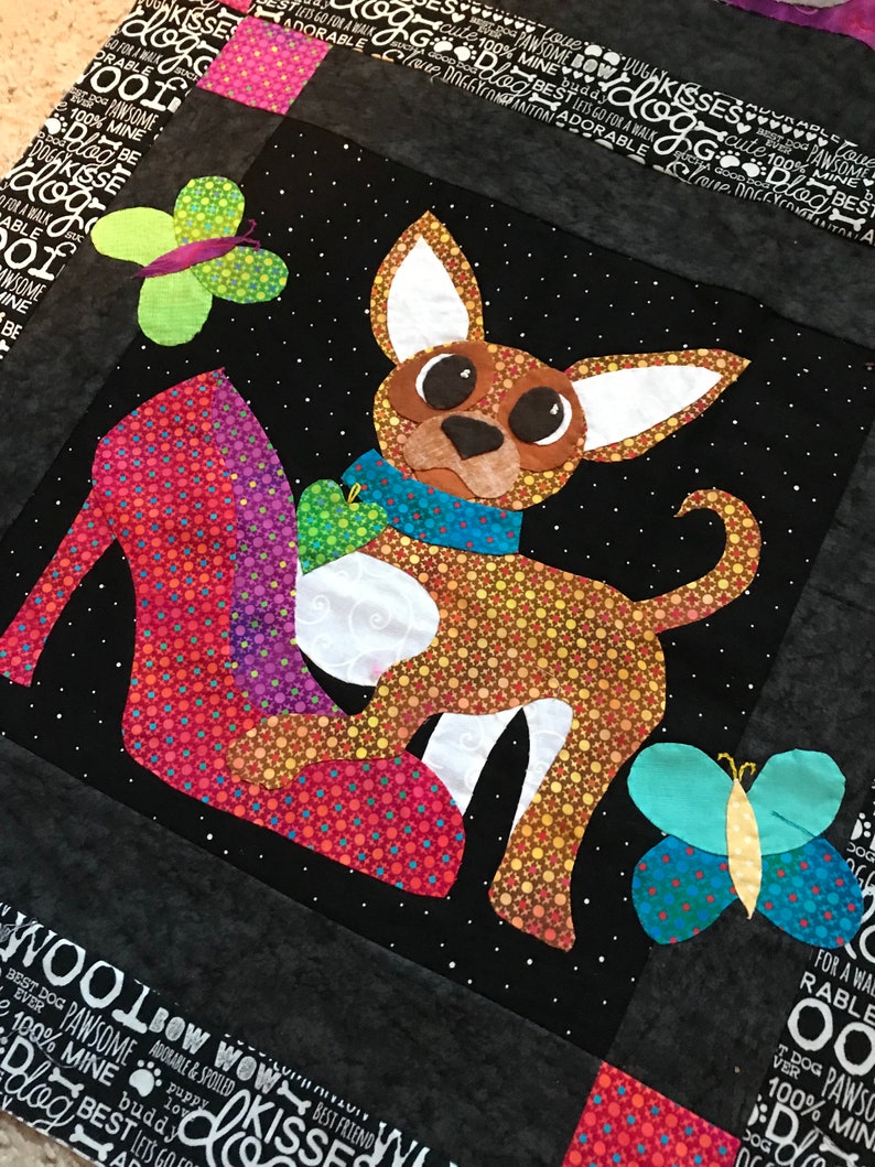 Dog Happy Tails Quilt Pattern Quilt Block Pattern PDF - Etsy