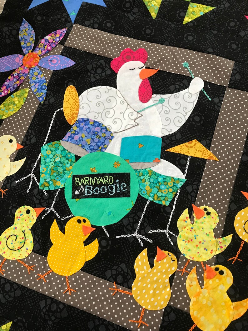 Barnyard Boogie Pattern Quilt Block Pattern PDF Pattern - Etsy