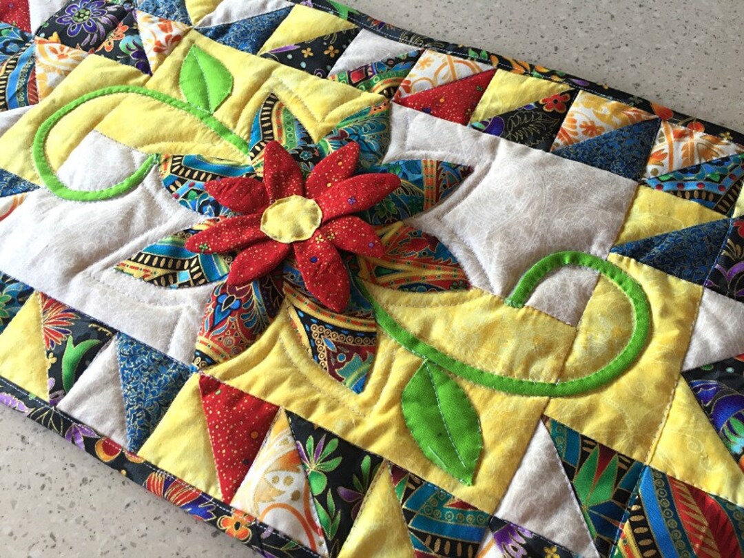 Garden Gate Quilt and Table Runner Digital Pattern - Etsy