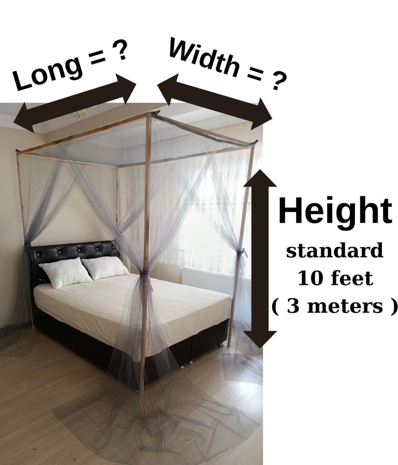 Mosquito Bed Canopy, Bed Decor, Mosquito Net for Twin Bed, Bedroom ...