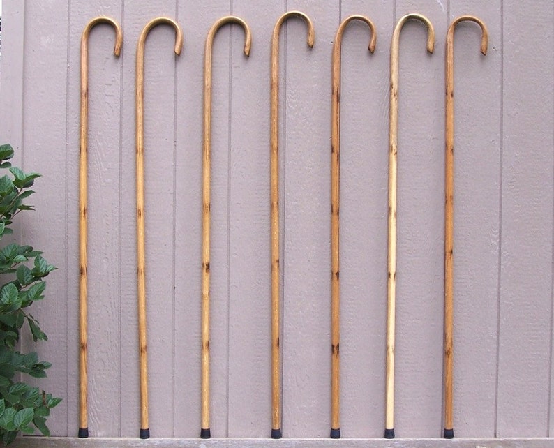 Crook Neck Walking Cane 3638 Tall etsy - Etsy
