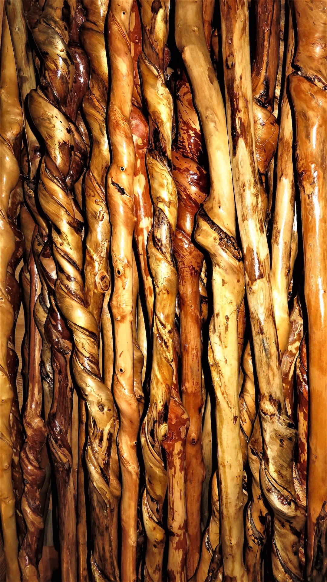 Handmade Vine Curled Walking Sticks (etsy) - Etsy