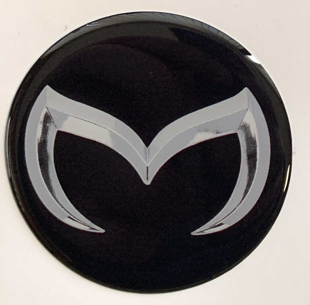 Custom Domed Mazda Wheel Center Cap Decal/premium Gloss Finish Silicone ...