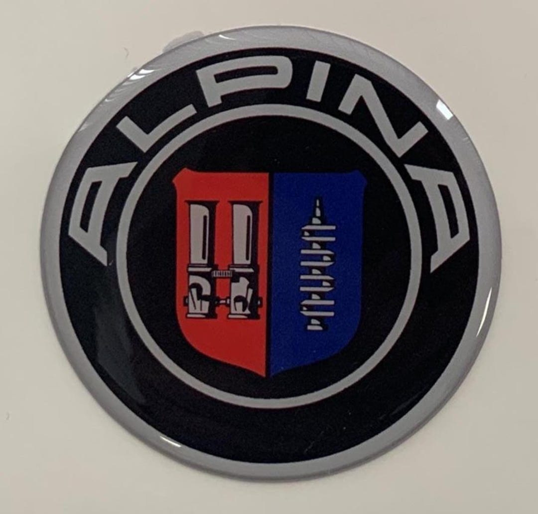 Custom Domed Alpina Wheel Center Cap Decal/premium Gloss Finish ...
