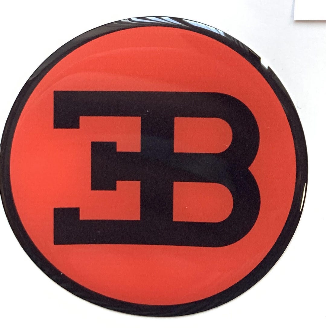 Custom Domed BUGATTI Wheel Center Cap Decal/premium Gloss Finish ...