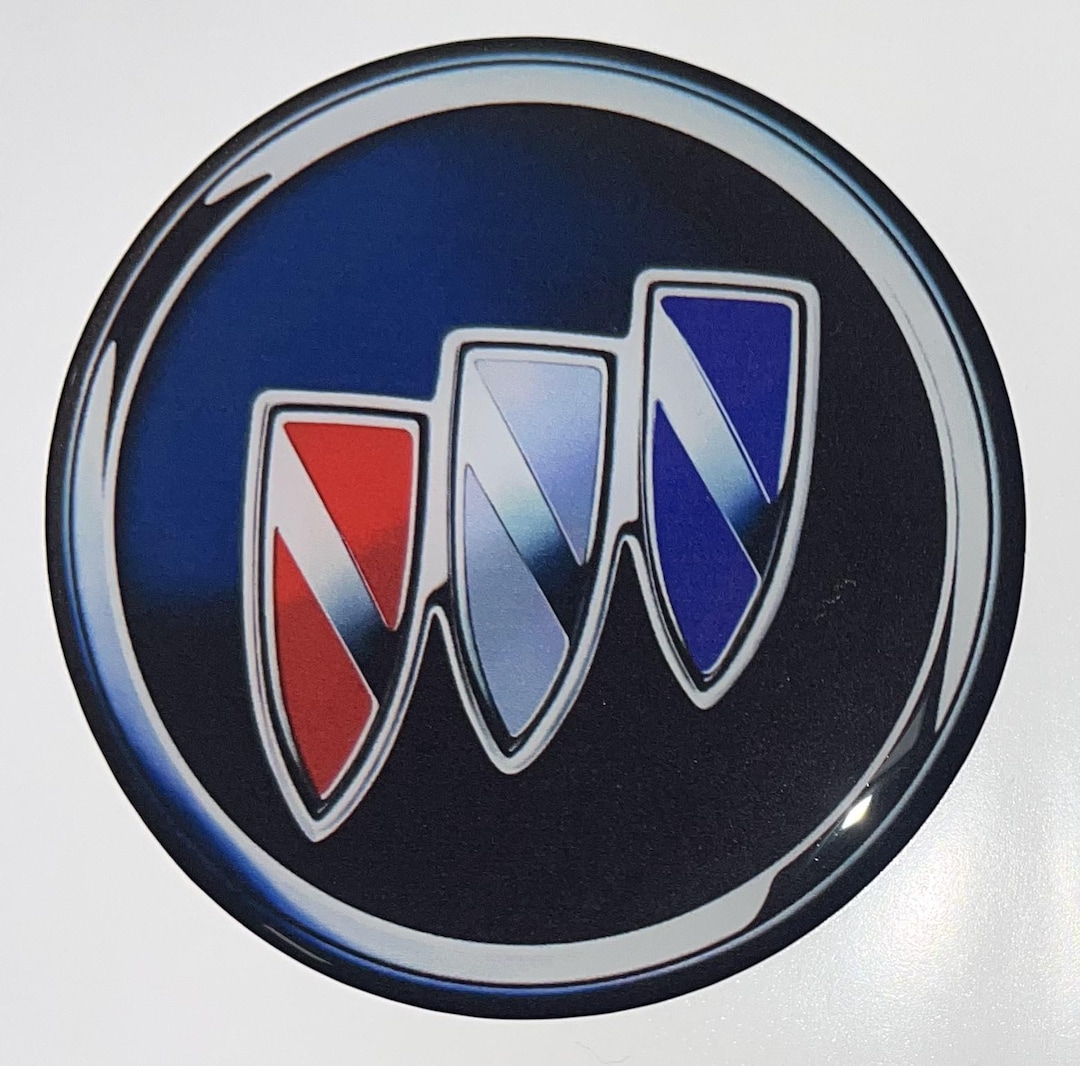 Custom Domed BUICK Wheel Center Cap Decal/premium Gloss Finish Silicone ...