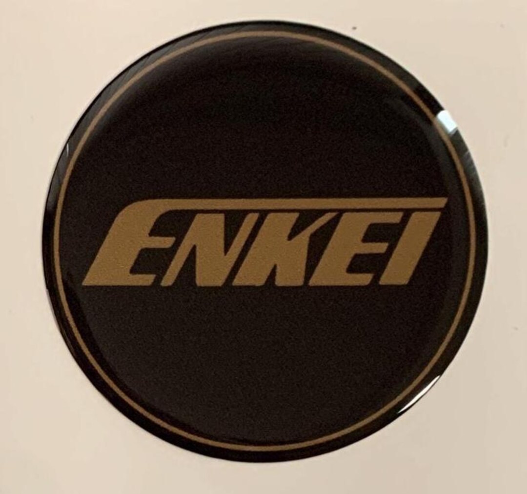 Custom Domed Enkei Wheel Center Cap Decal/premium Gloss Finish Silicone ...