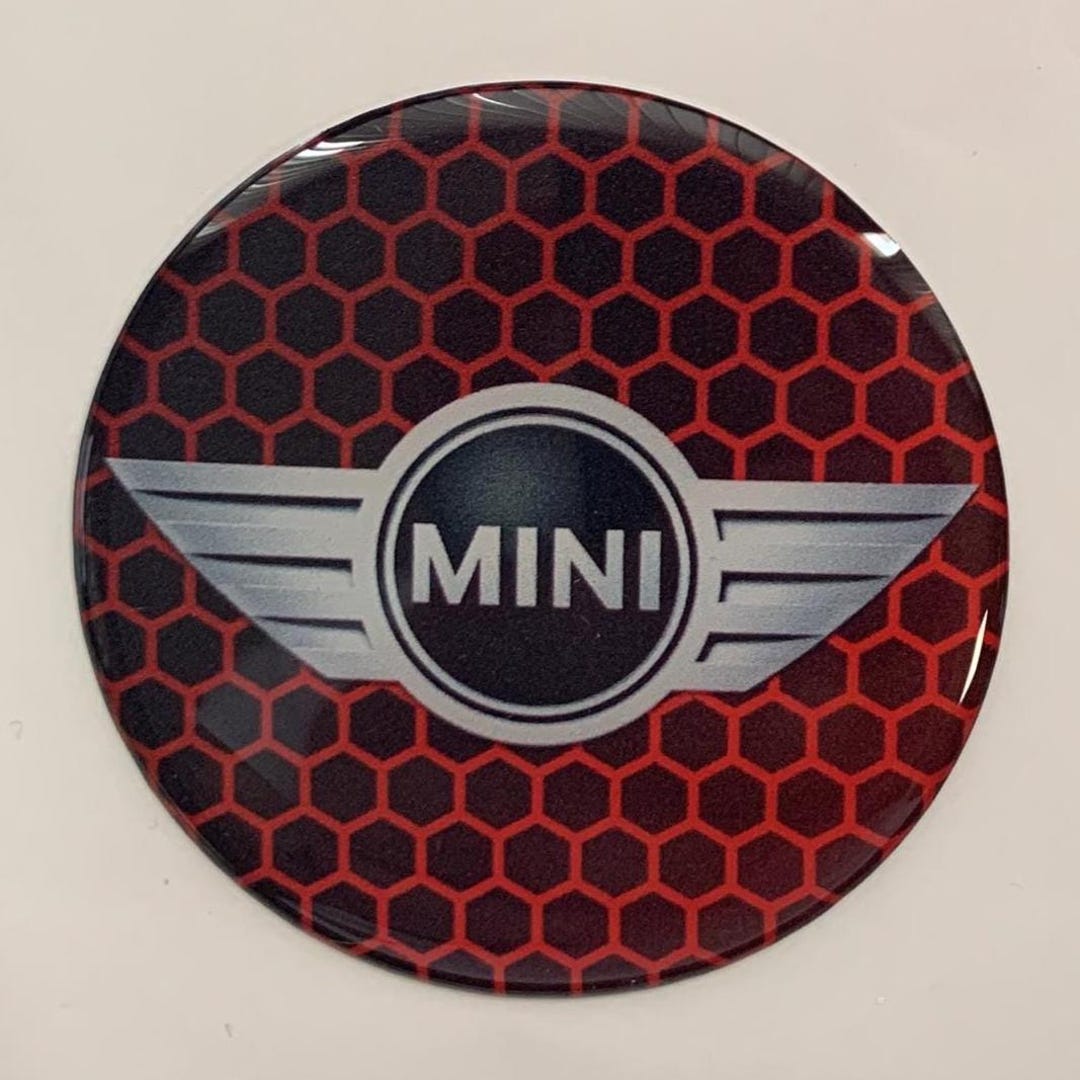 Domed MINI Wheel Center Cap Decals: Epoxy Resin Stickers - Etsy