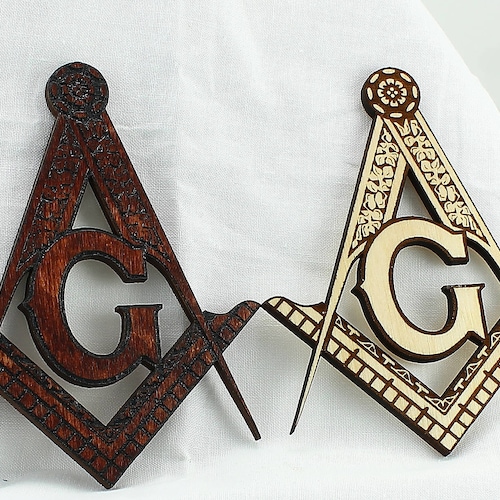 Masonic Plaque Custom Wood Engraved - Etsy