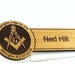 Masonic Name Tag Badge- Wood - Etsy