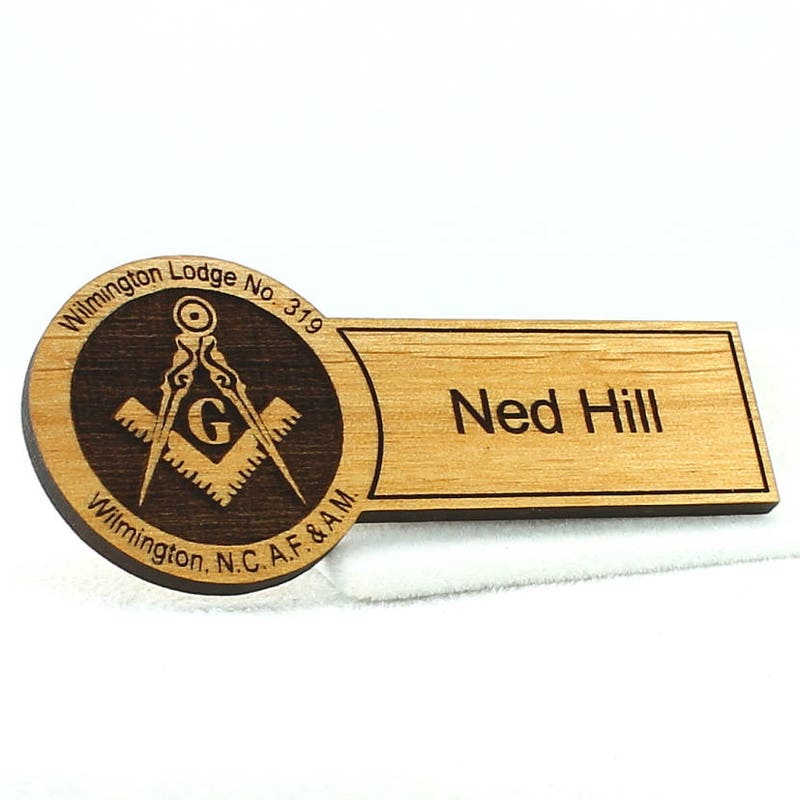 Magnetic Masonic Name Badges - Etsy