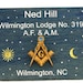 Masonic Name Tag Badge- Wood - Etsy