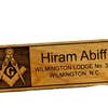 Masonic Past Master Name Tag Badge Wood - Etsy