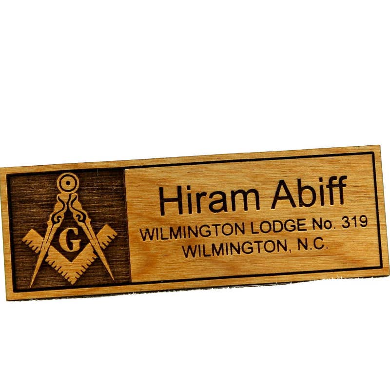 Name Tags Masonic - Etsy