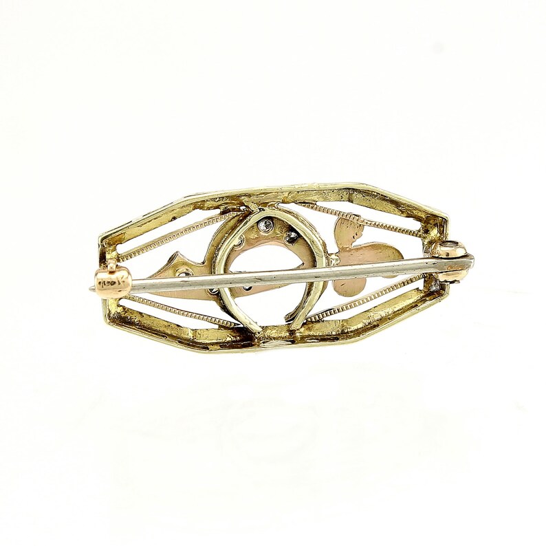 Vintage 14K Gold & Diamond Shriner Masonic Lapel Pin | Etsy