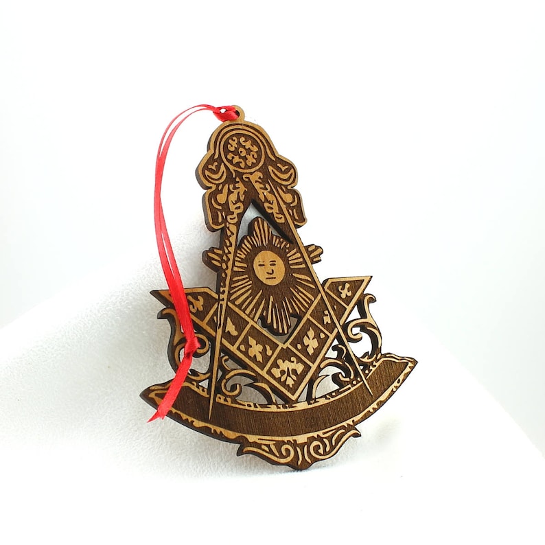 Masonic Past Master Christmas Ornament Wooden - Etsy