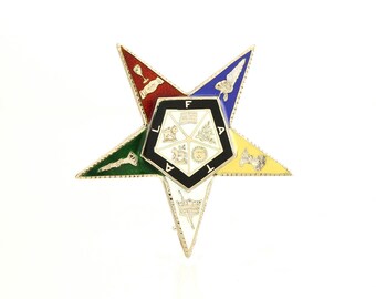 OES 10K Gold Pin Eastern Star Lapel Pin OES Brooch | Etsy