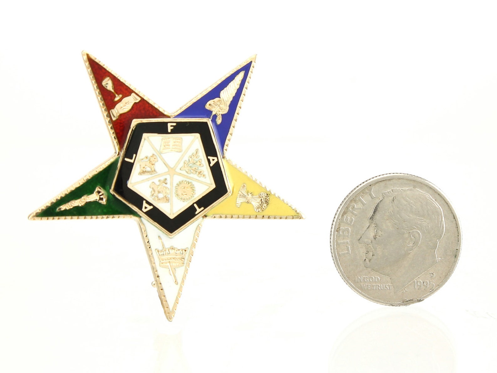 Eastern Star 14K Pin OES Brooch Lapel Pin vintage 1920 | Etsy