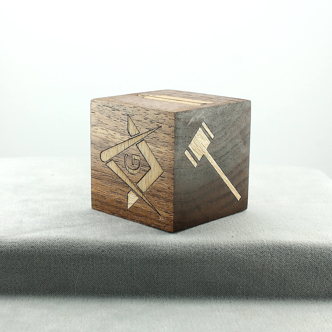 Masonic Wood Inlaid Cube Working Tools - Etsy