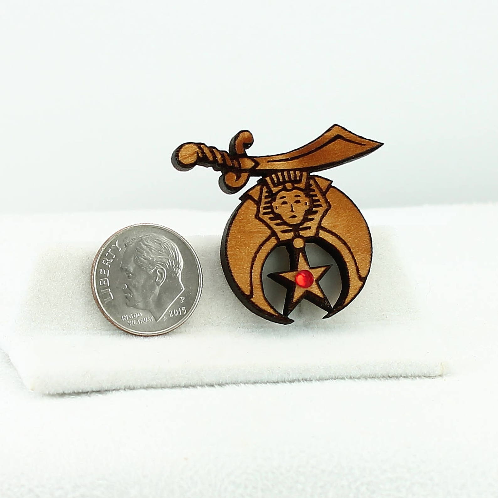 Shriner Wooden Button / Pin - Masonic - Etsy