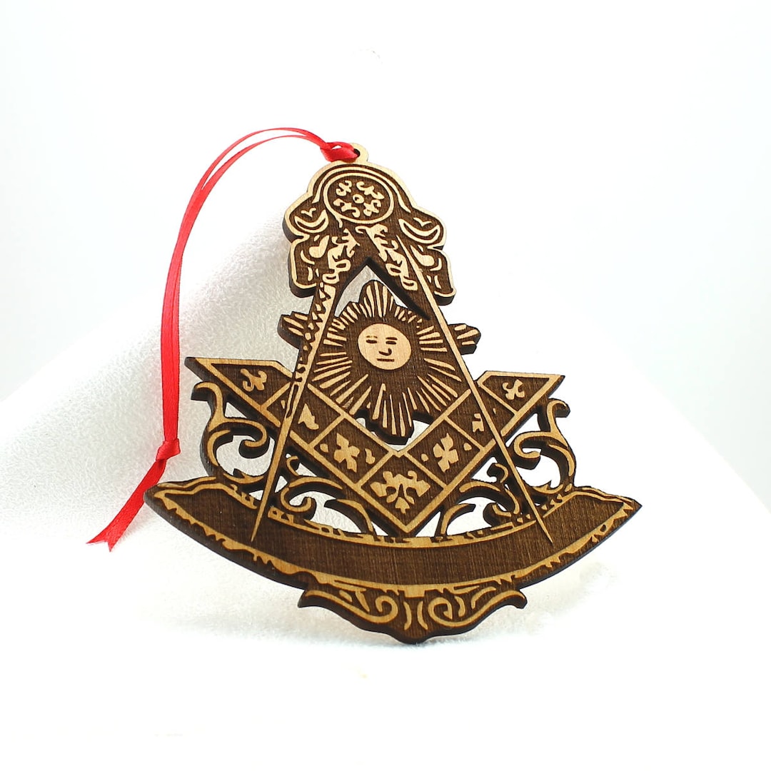 Masonic Past Master Christmas Ornament Wooden - Etsy
