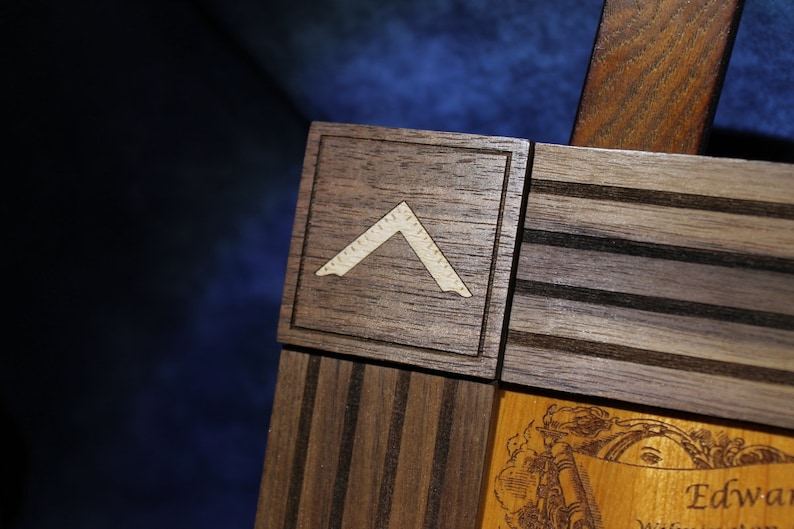 Masonic Past Master Plaque - Custom Wood Engraved - Etsy