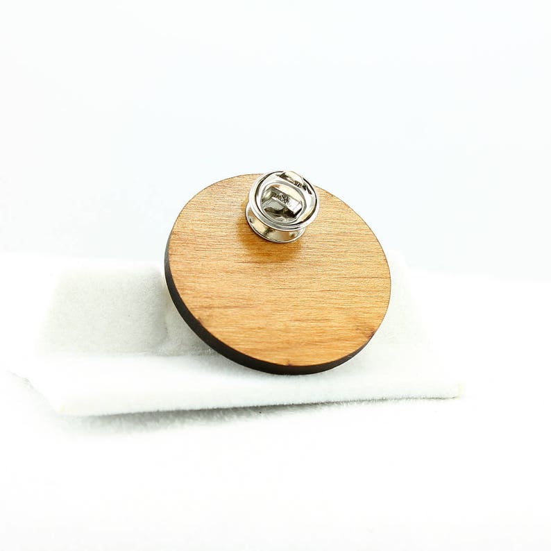 Masonic Past Master Wooden Button / Pin Custom Engraving - Etsy
