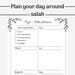 Printable Fajr - Isha Planner Sheet - Plan Your Day Around Salah - Etsy