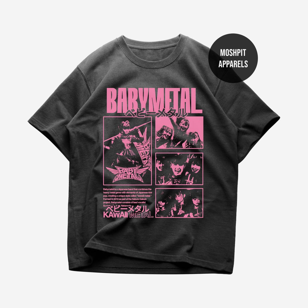 BABYMETAL T-shirt - Metal Music Shirt - BABYMETAL Album - Gimme ...