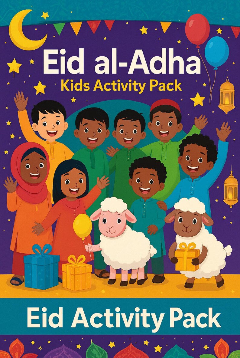 Eid Al-adha Coloring Pages for Kids – Printable Muslim Activity Pack ...