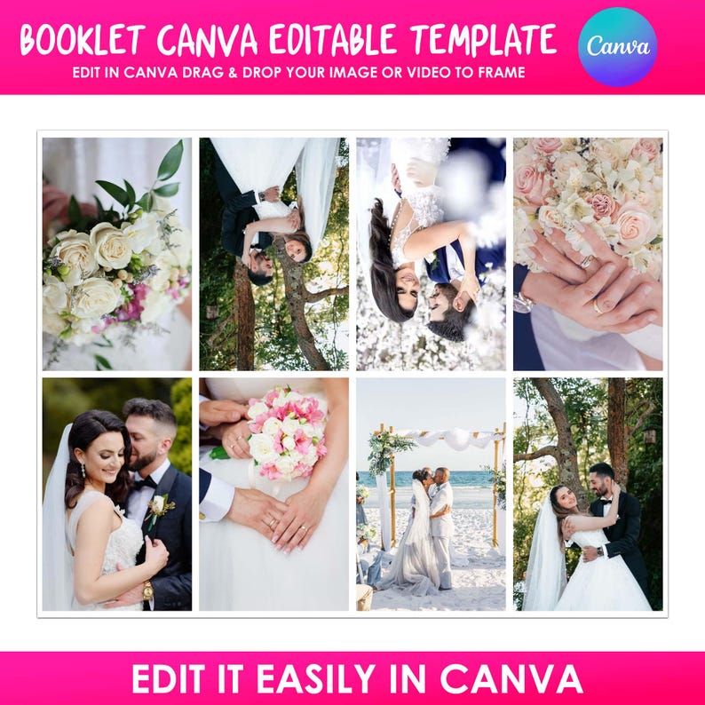 Mini Coloring Book Canva Template: Foldable Booklet (digital Download ...