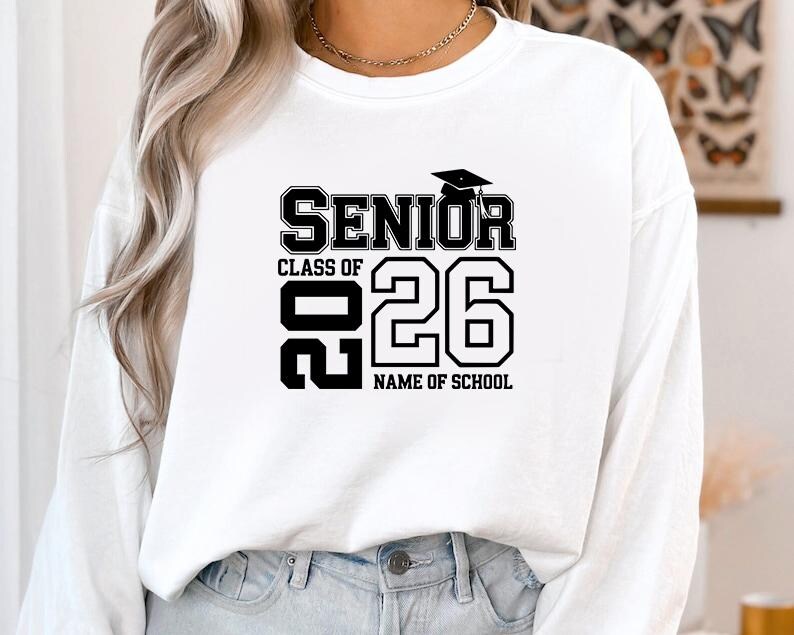 Senior 2026 SVG Bundle | Graduation Shirt Design (PDF) - Etsy