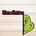 Christmas Door Corner SVG Bundle | Grinch Festive Frame (digital ...