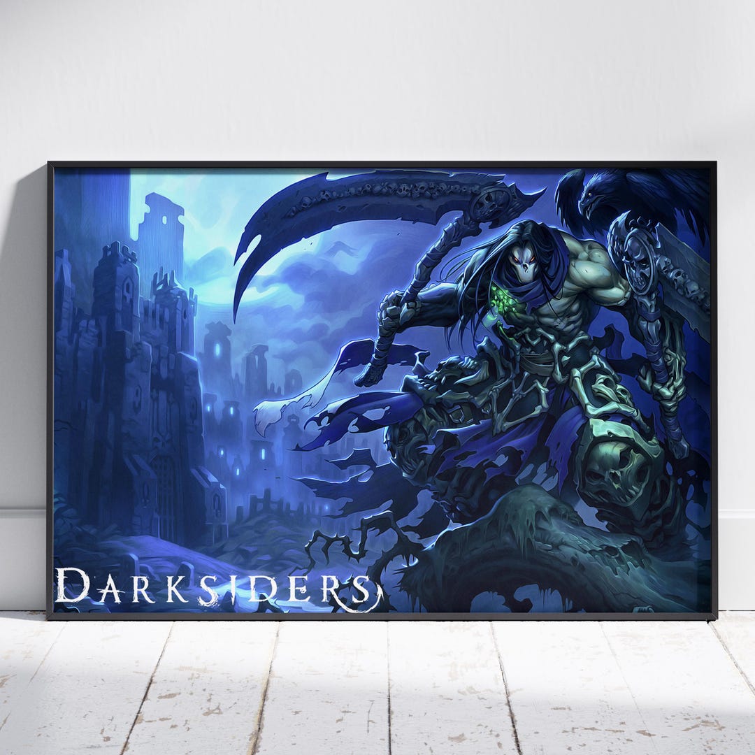 Darksiders Poster | War Wall Art | Unframed Canvas Print | Game Gift ...