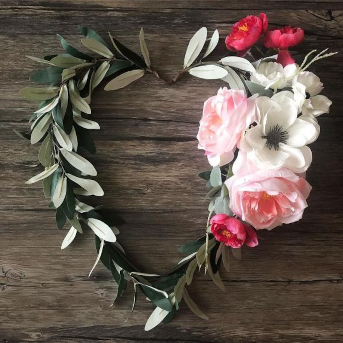 Heart Wire Wreath Frame Heart Metal Wire Wreath Form 13 - Etsy UK