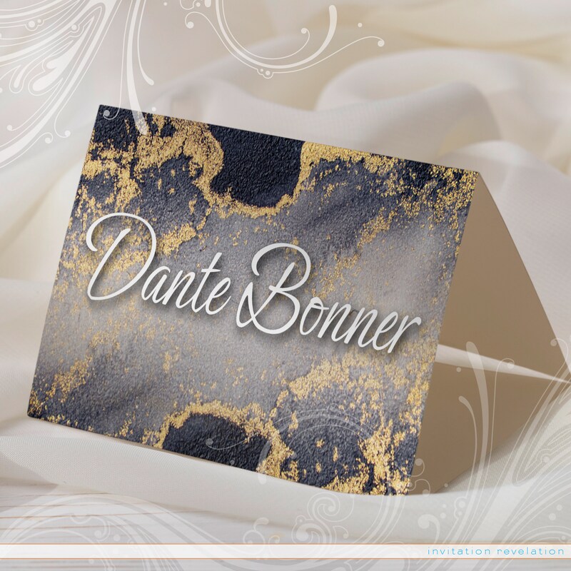 Marble Place Card Holder - Etsy