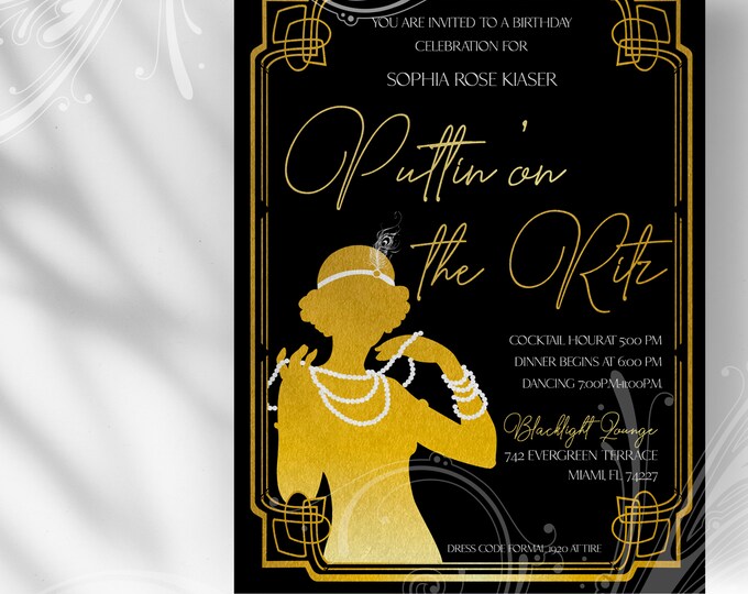 Puttin on the Ritz - Etsy