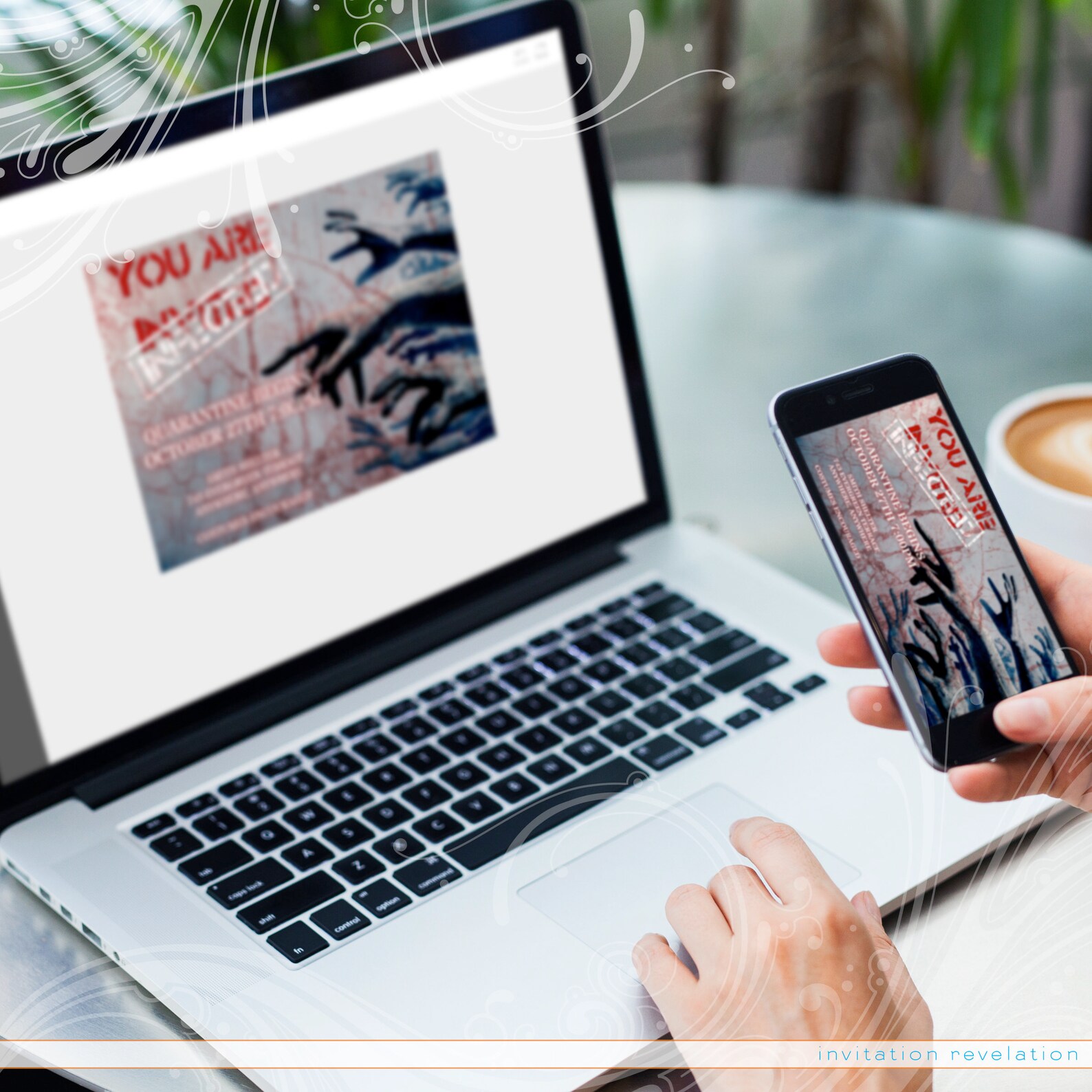 Zombie Invitation Infected Invitation Halloween Invitation - Etsy