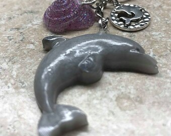 Dolphin key ring | Etsy