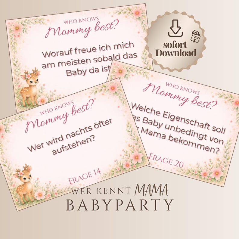 Baby Shower Game, Gender Reveal Ideas, Baby Shower Game, Who Knows ...