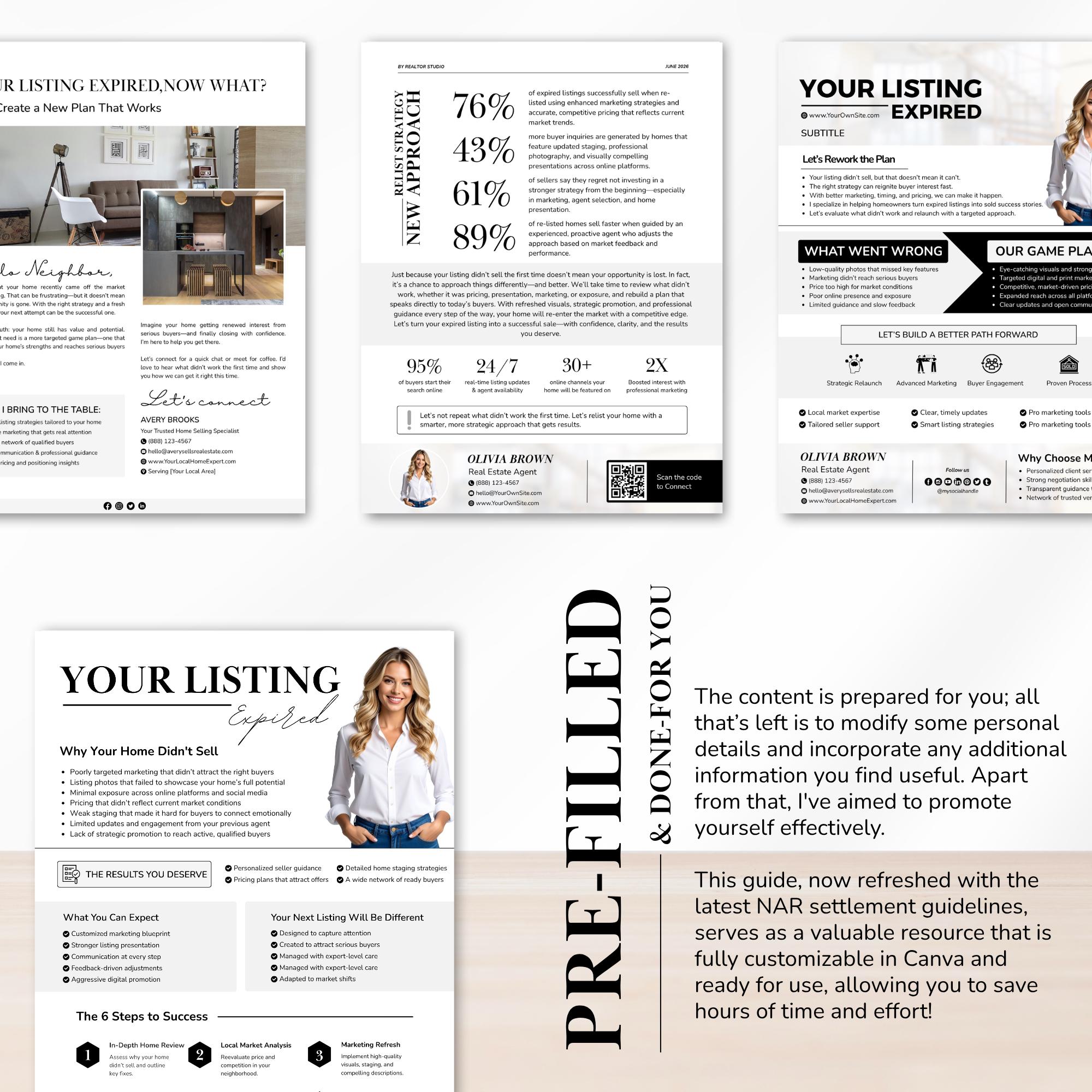Expired Listing Letter Templates for Realtors, Real Estate Expired ...