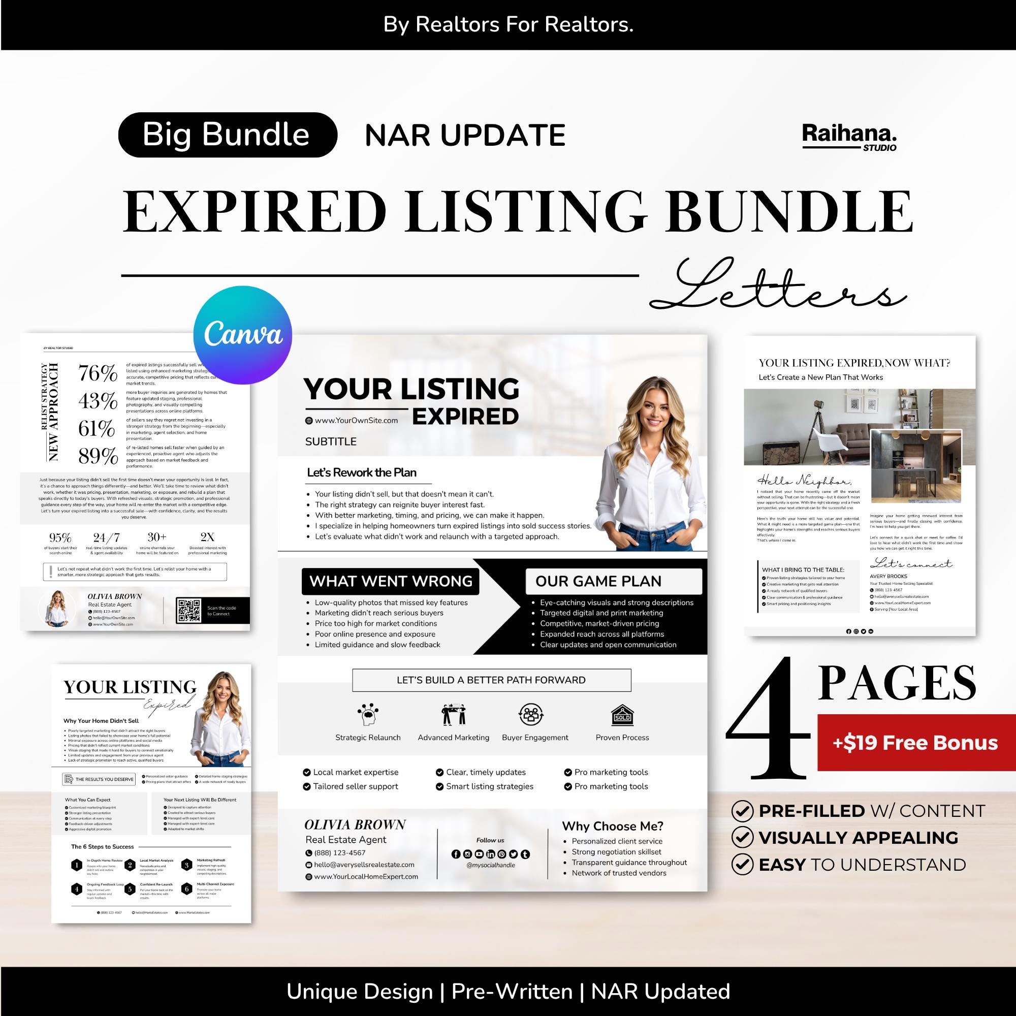 Expired Listing Letter Templates for Realtors, Real Estate Expired ...