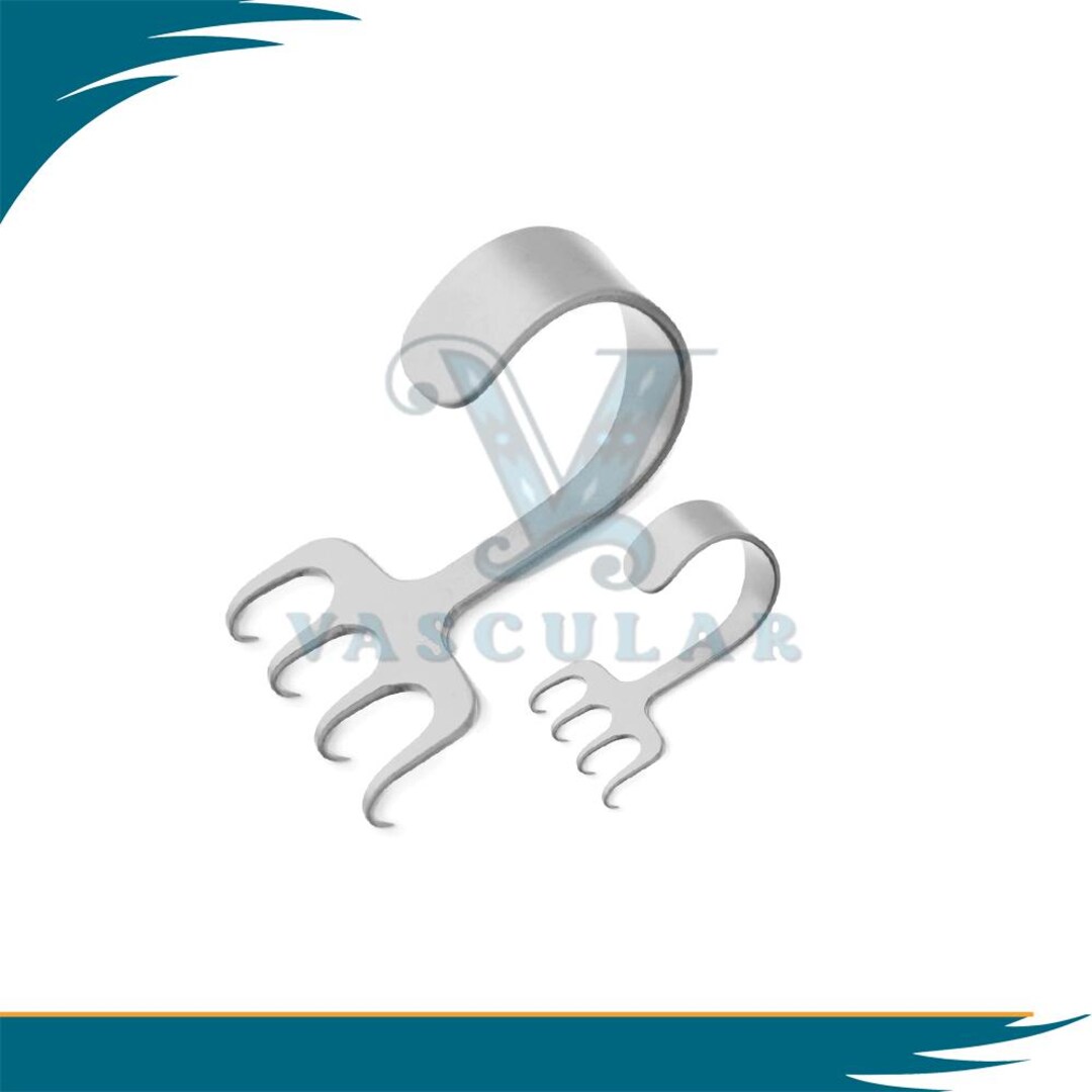 Freeman Mini Rake Surgical Retractor | Stainless Steel, Reusable ...