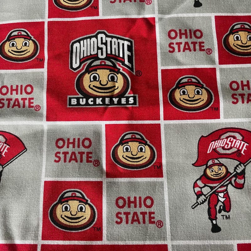 Ohio State Fabric - Etsy