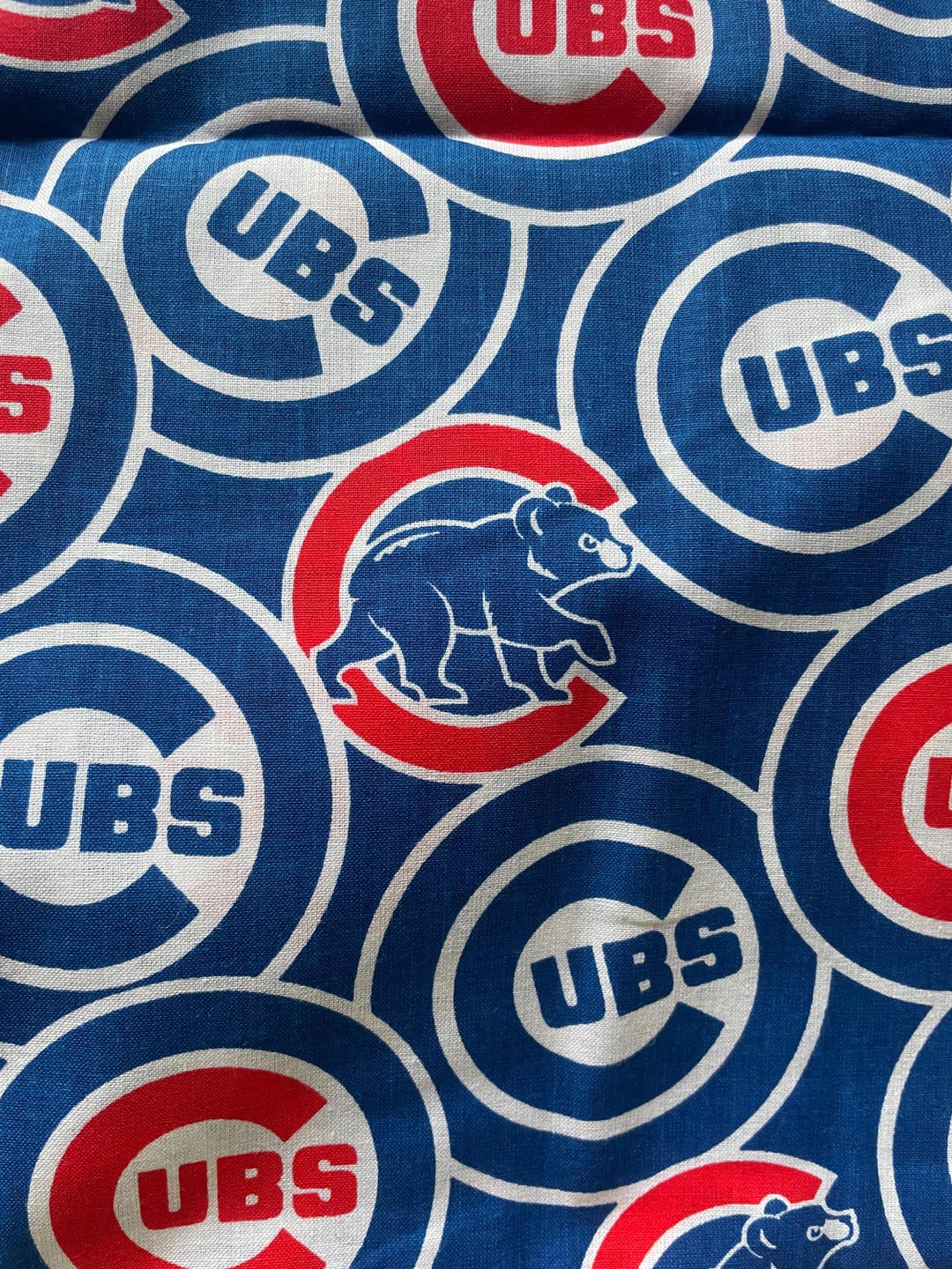Chicago Cubs Fabric - Etsy