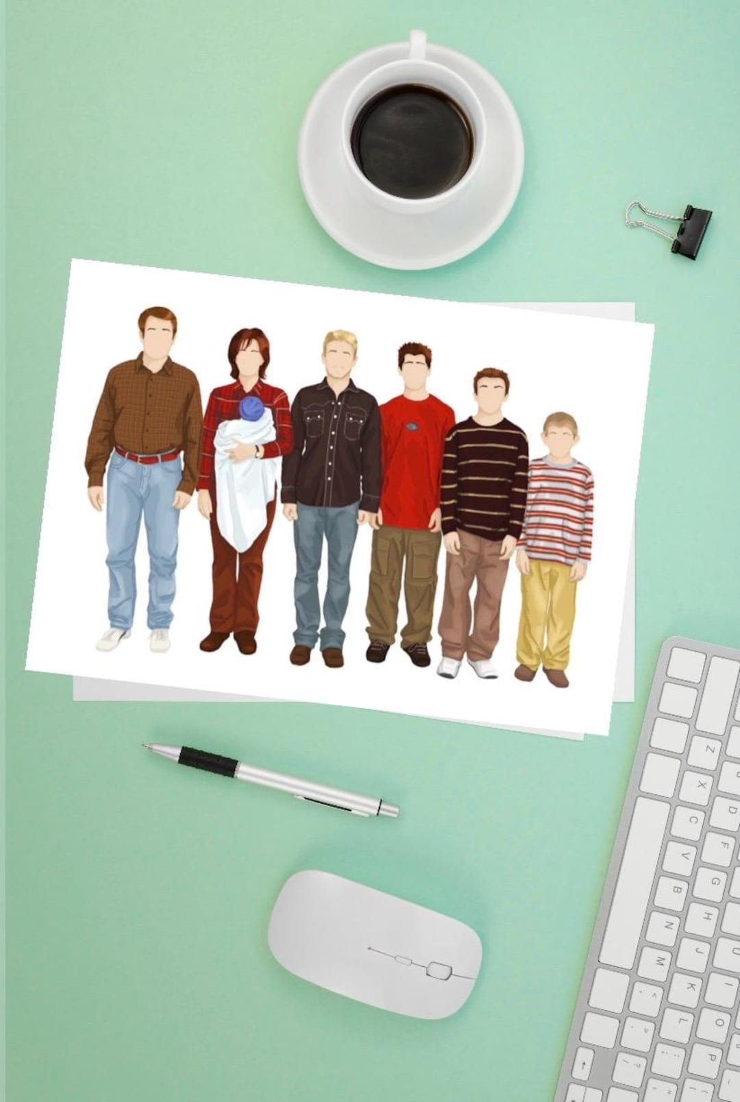 Malcolm Family Print, Tv Series “malcom in the Middle” - Etsy