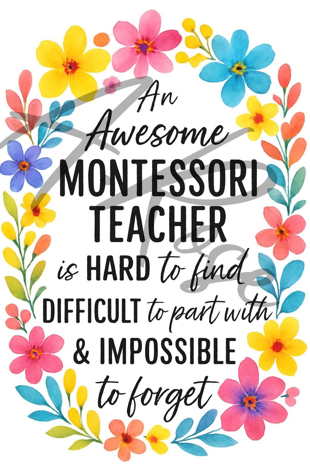 PRINTABLE Teacher Appreciation Card - Etsy